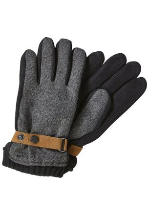 Camel Active Herren 408290-4G29 Winter-Handschuhe, Schwarz, XL