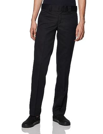 Dickies Flex Work Pant Slim Straight Fit-P Pantalons, Noir V1, 30 W/30 L Homme