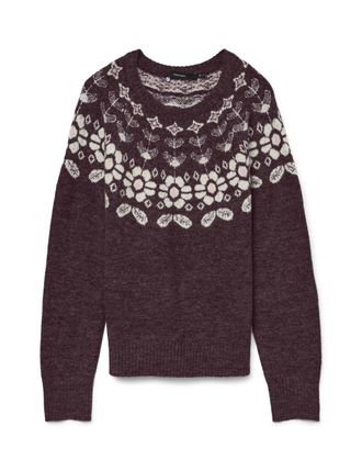 Vero Moda Vmsimone Ls Nordic Pullover Ga Rep Boo