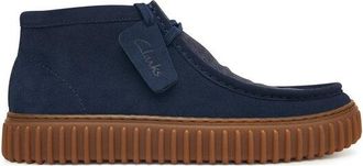 Clarks Schnürschuhe Torhill Hi 26183427 Dunkelblau