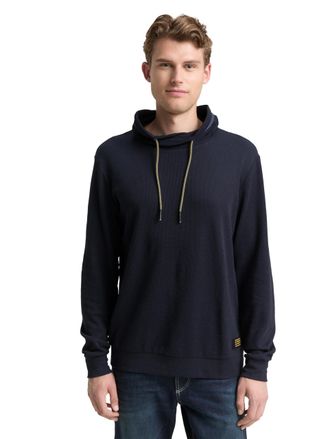 Tom Tailor Herren 1048615 Longsleeve T-Shirt, 10668-Sky Captain Blue, L