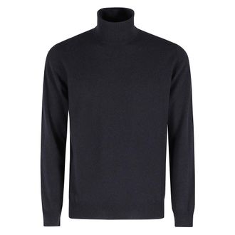 FILIPPO DE LAURENTIIS Dolcevita Lana Cashmere - - Knitwear - Herren - Blau - 2XL