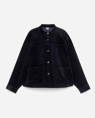 Arket Overshirt Aus Cord -Blau