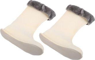 BESPORTBLE Doublures Imperm&eacute;ables pour Bottes Femme -Mollet Taille L en Polaire et Coton Chaud Semelles Thermiques Isolantes pour Hiver Randonn&eacute;e et Camping par 