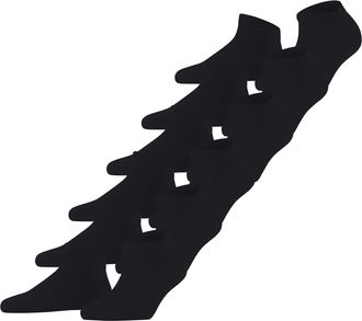 Falke Damen Sneakersocken Happy Multipack W Sn Baumwolle kurz einfarbig 6 Paar, Blau Dark Navy 6375, 39-42