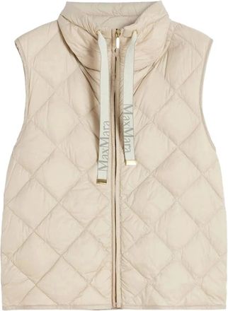 Max Mara Femme, Vestes, Beige, Taille: 36 FR The Cube Waistcoat