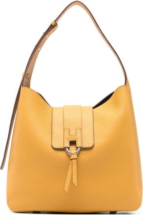 Hogan Ring-detail Leather Tote Bag