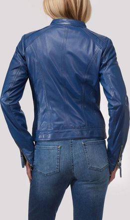 Anna Larssen Lederjacke