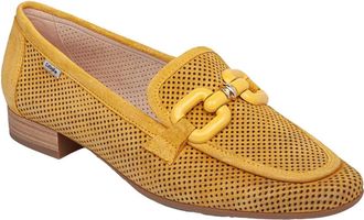 Callaghan Perforierte Wildleder-Loafer - - Shoes - Damen - Gelb - 39 EU