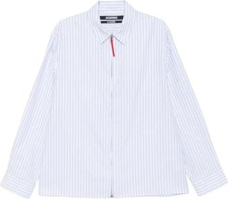 Jacquemus Homme, Chemises, Bleu, Taille: XL Chemise ray&eacute;e