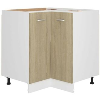Les Tendances Meuble dangle bas de cuisine Ch&ecirc;ne sonoma 75,5x75,5x80,5