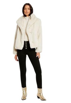 Morgan 232-GEDOU Manteau, Ivoire, 40 Femme