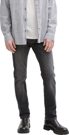 Tom Tailor Herren 1046964 Josh Regular Slim Jeans, 10250 - Used Dark Stone Black Denim, 31W / 32L EU