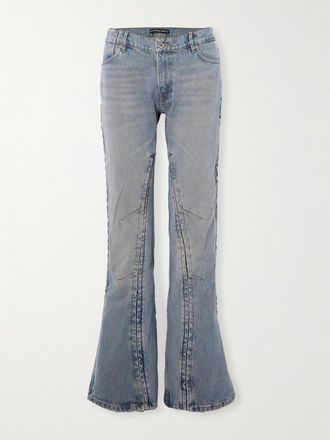 Y / Project Wandelbare, Tief Sitzende Jeans Mit Geradem Bein - Blau