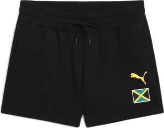 Puma Short molletonn&eacute; PUMA x JAMAICA Village Wear Femme, V&ecirc;tements, Noir, L