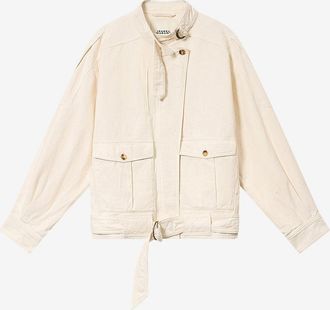 Isabel Marant Veste Isalya - Femme - &Eacute;cru - Taille34 - Isabel Marant