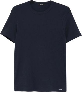 Tom Ford Homme, Tops, Bleu, Taille: L T-Chemises