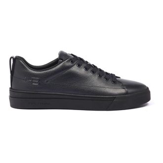 Baldinini Tumbled Leder Sneaker - - Shoes - Herren - Blau - 43 EU