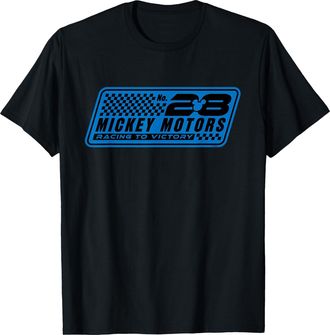 Disney Mickey Motors No. 28 Racing to Victory Badge Logo T-Shirt