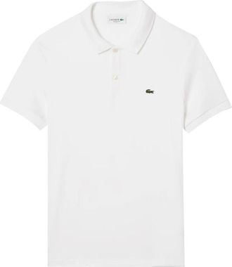 Lacoste Regular Fit Pima Baumwoll-Poloshirt - - Tops - Herren - Wei&szlig; - M