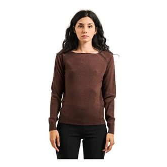 Silvian Heach Damen, Strickwaren, Braun, SGr&ouml;&szlig;e