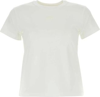 Alexander Wang Femme, Tops, Blanc, Taille: 38 FR Cotton T-shirt