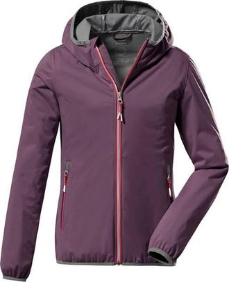 Killtec Kinder Softshell Jacke mit Kapuze, packbar KOS 164 GRLS SFTSHLL JCKT