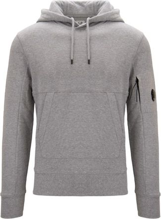 C.P. Company C.p. Company, Homme, Sweatshirts et sweats &agrave; capuche, Gris, Taille: XS Goggle Sweat &agrave; capuche