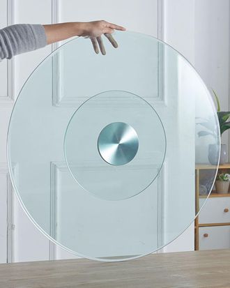 Generic Drehbares Serviertablett für Esstische, Drehtablett für Esstische, Lazy Susan Drehteller für Restaurants