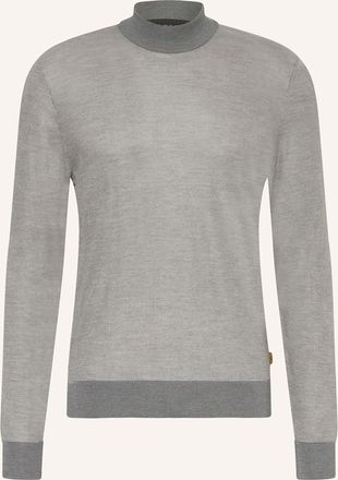 HUGO BOSS Seidenpullover Hugo grau