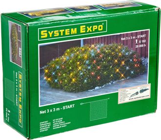 Best Season System Expo 484-35-80 Netz 300 x 300 cm Start, multicolor