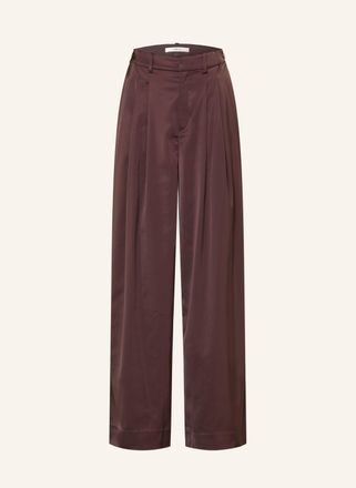 Gestuz Marlenehose Gzelva Aus Satin lila
