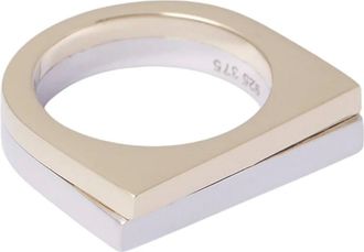 Tom Wood unisex, Accessoires, Multicolore, Taille: 50 MM Step Ring Duo