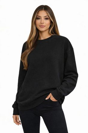 Worldclassca Longsweatshirt Worldclassca Oversized Sweatshirt LEOPARD Print Langarm Pullover Neue Kollektion - Stilvolle und gem&uuml;tliche Casual Mode f&uuml;r Damen