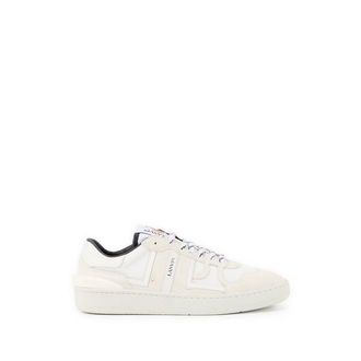 Lanvin Baskets bi-mati&egrave;re &agrave; lacets