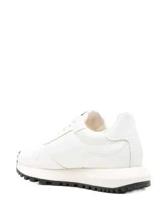 Emporio Armani Logo Lace-Up Sneaker - White