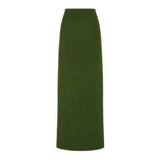 Cortana Sienna- langer gr&uuml;ner Rock - - Skirts - Damen - Gr&uuml;n - XS