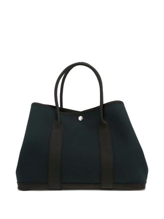 Herm&egrave;s sac cabas Garden Party - Bleu