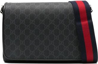 Gucci Hobo Bags - Rectangular Crossbody Bag With Monogram Design - Gr. unisize - in Schwarz - f&uuml;r Damen