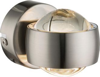 Globo Lighting Wandleuchte Randi, nickel matt, 78290