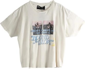 Paly Hollywood Homme, Tops, Blanc, Taille: XL T-shirt &agrave; col rond avec imprim&eacute; graphique