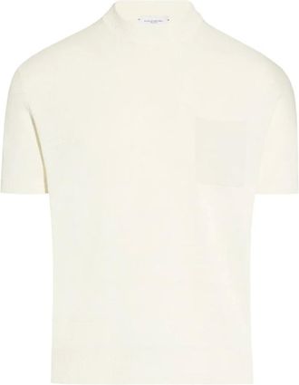 Paolo Pecora Homme, Tops, Beige, Taille: XL T-shirt &agrave; col rond