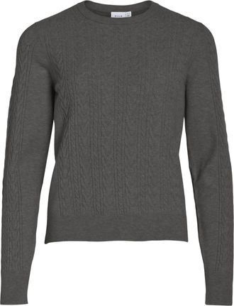 Vila Vikerry O-Neck Cable L/S Knit Top Noos