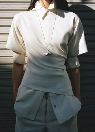 Mango Collier ornements g&eacute;om&eacute;triques combin&eacute;s argent - Femme - Taille unique - MANGO