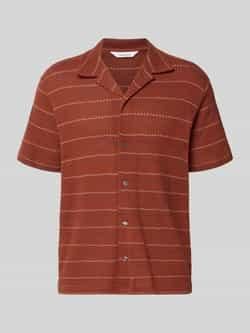 Selected Relaxed Fit Freizeithemd aus Baumwoll-Mix mit Viskose-Anteil Modell MARC