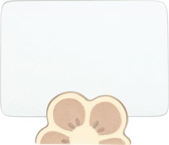 Thun Iconic Elegance Bilderrahmen aus Glas und Keramik in Blumenform, Rosa