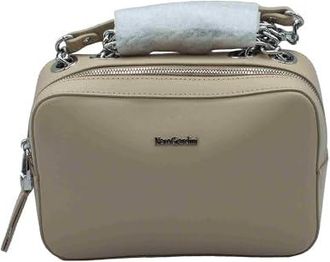 Nero Giardini E443713D Reno Lino Sangle Mini avec chaînes pour femme en cuir véritable avec fermeture éclair (taille unique)