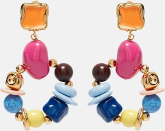 Oscar De La Renta Clip-Ohrringe