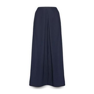 Elena Miro Palazzo-Hose aus Cady - - Trousers - Damen - Blau - 5XL
