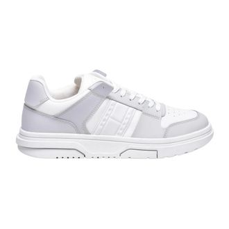 Tommy Jeans Sneaker mit Materialmix und Cupsole - - Shoes - Herren - Wei&szlig; - 45 EU